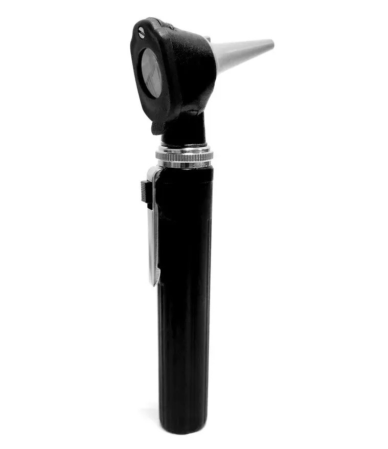 Mini Otoscópio Preto - Mikatos